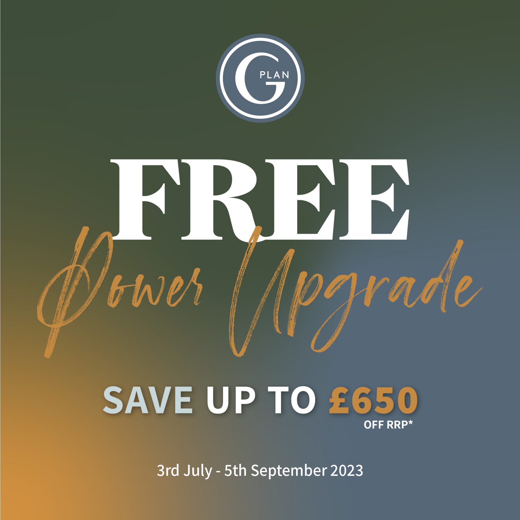 Latest Offers and Promotions - G Plan
